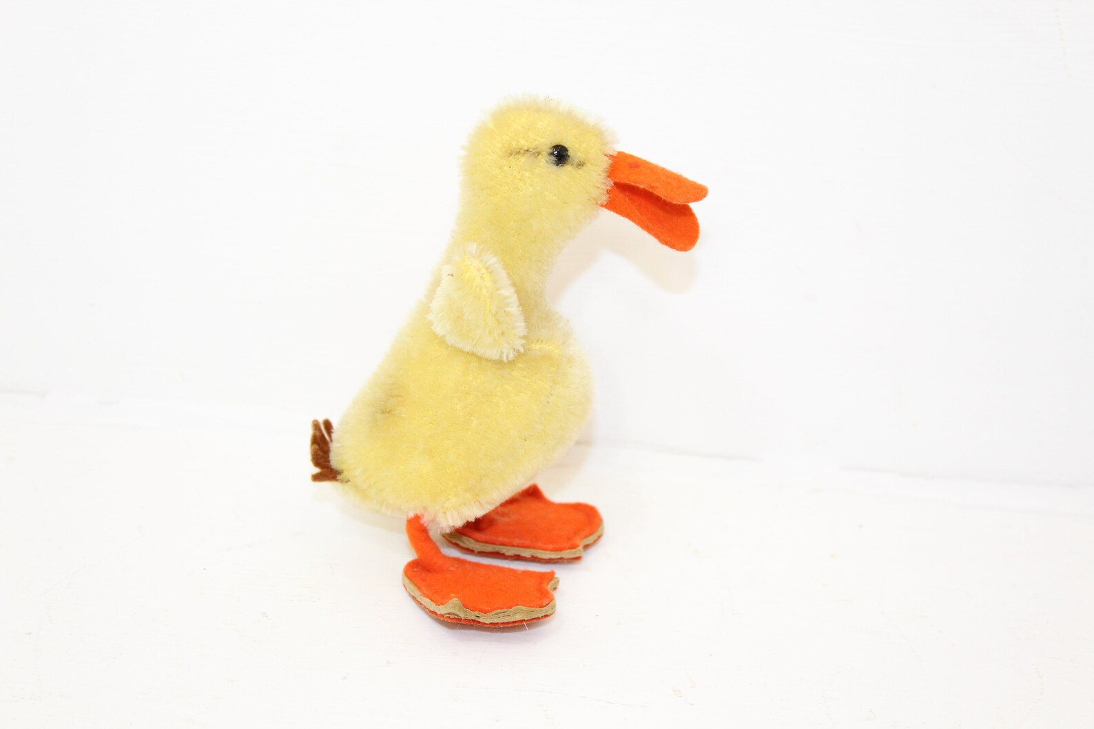 Vintage 1950s Steiff Duck Bird Yellow Duckling Mohair Straw - Etsy
