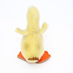 Vintage 1950s Steiff Duck Bird Yellow Duckling Mohair Straw Filled Soft ...