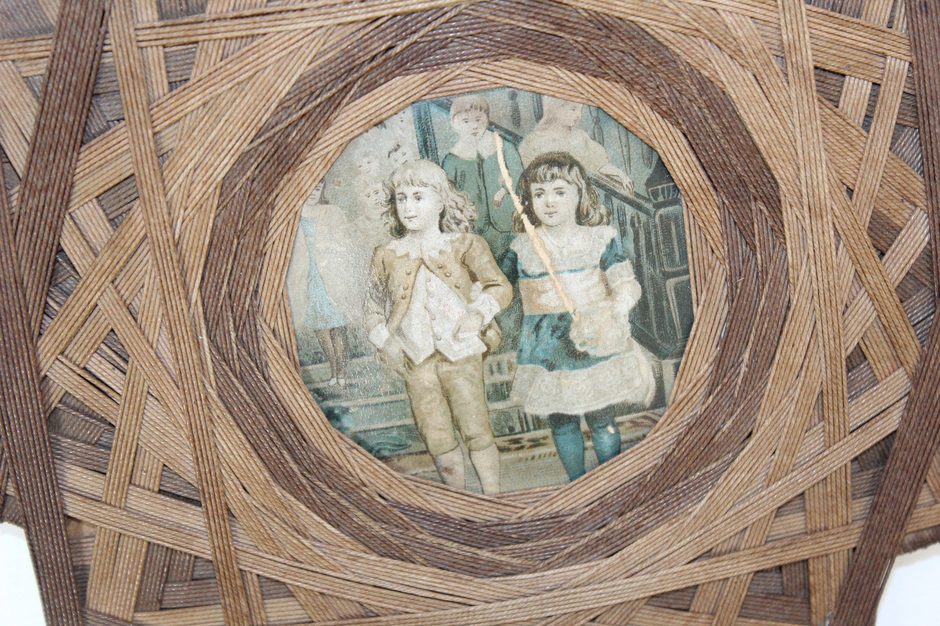 Antique Victorian Pair String Art Thread Frames With Prints of | Etsy