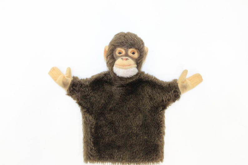 Vintage Steiff Monkey Jocko Hand Puppet Mohair Soft Toy Collectable - Etsy