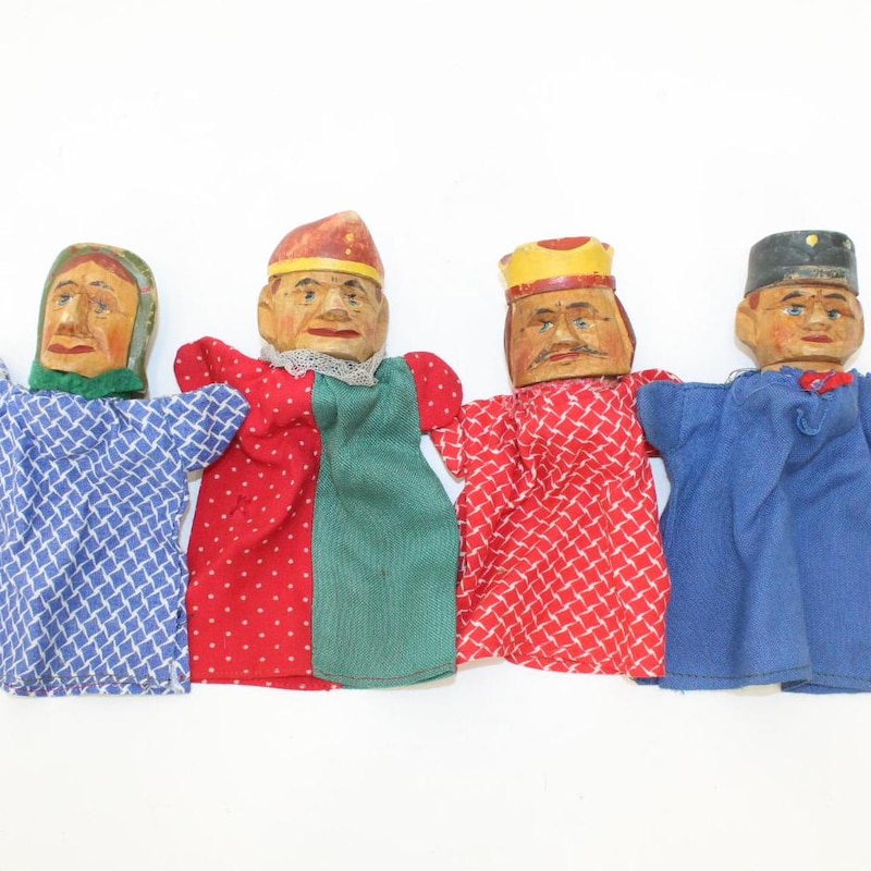 Wooden Hand Carved Marionette - Etsy UK