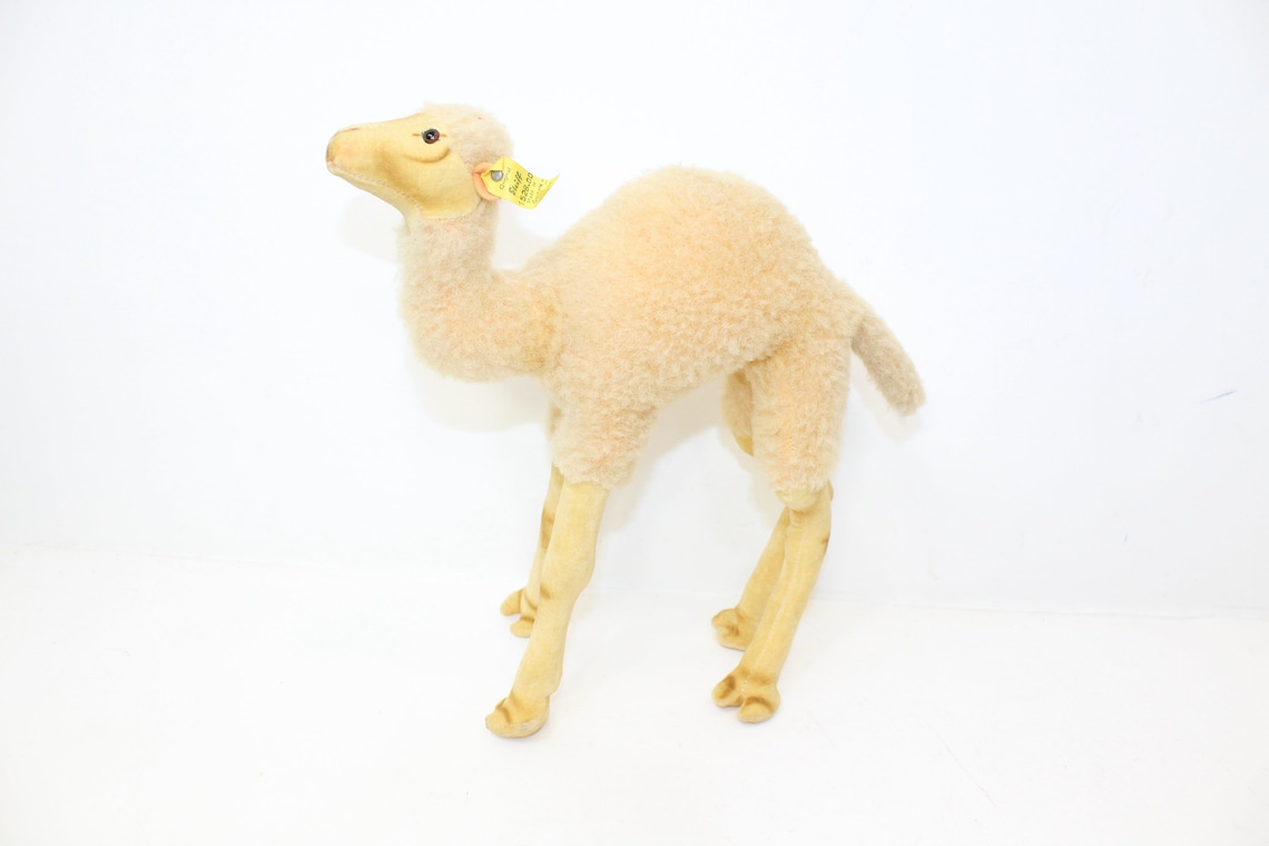 Vintage 1950s Large Steiff Camel Dromedary Soft Toy Velvet and | Etsy