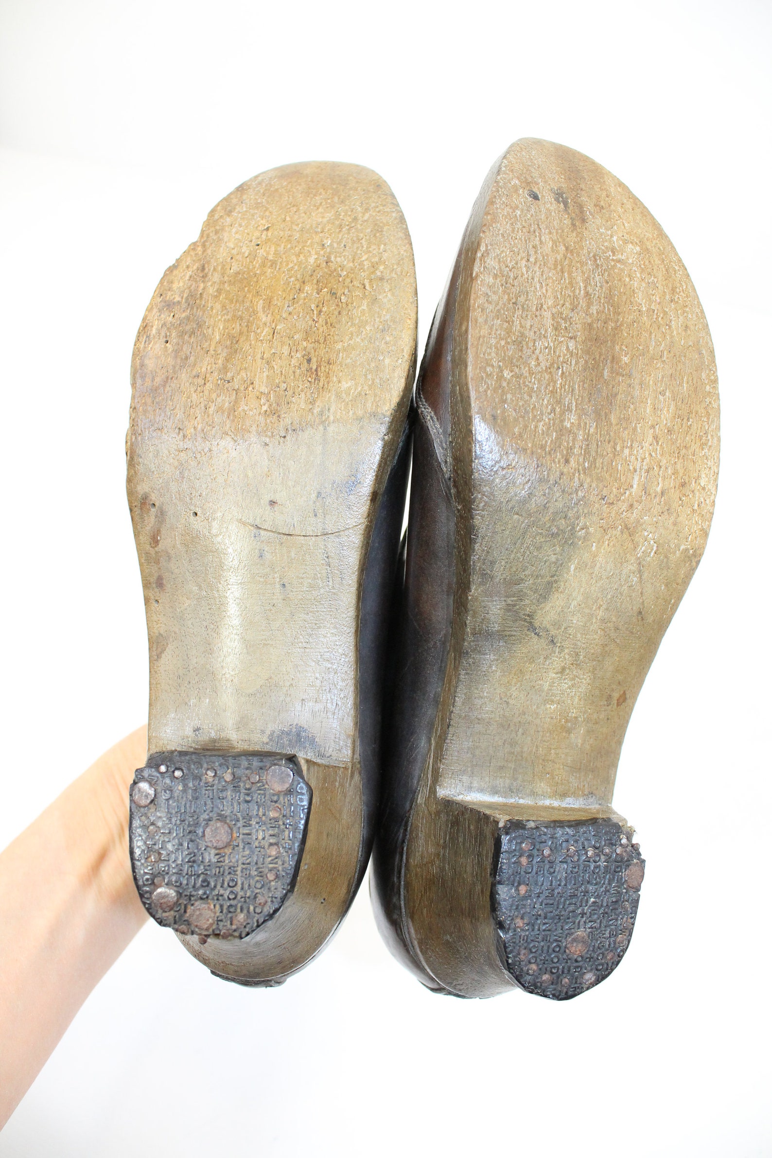 Antique Victorian Edwardian Ladies Clogs Shoes Leather With | Etsy