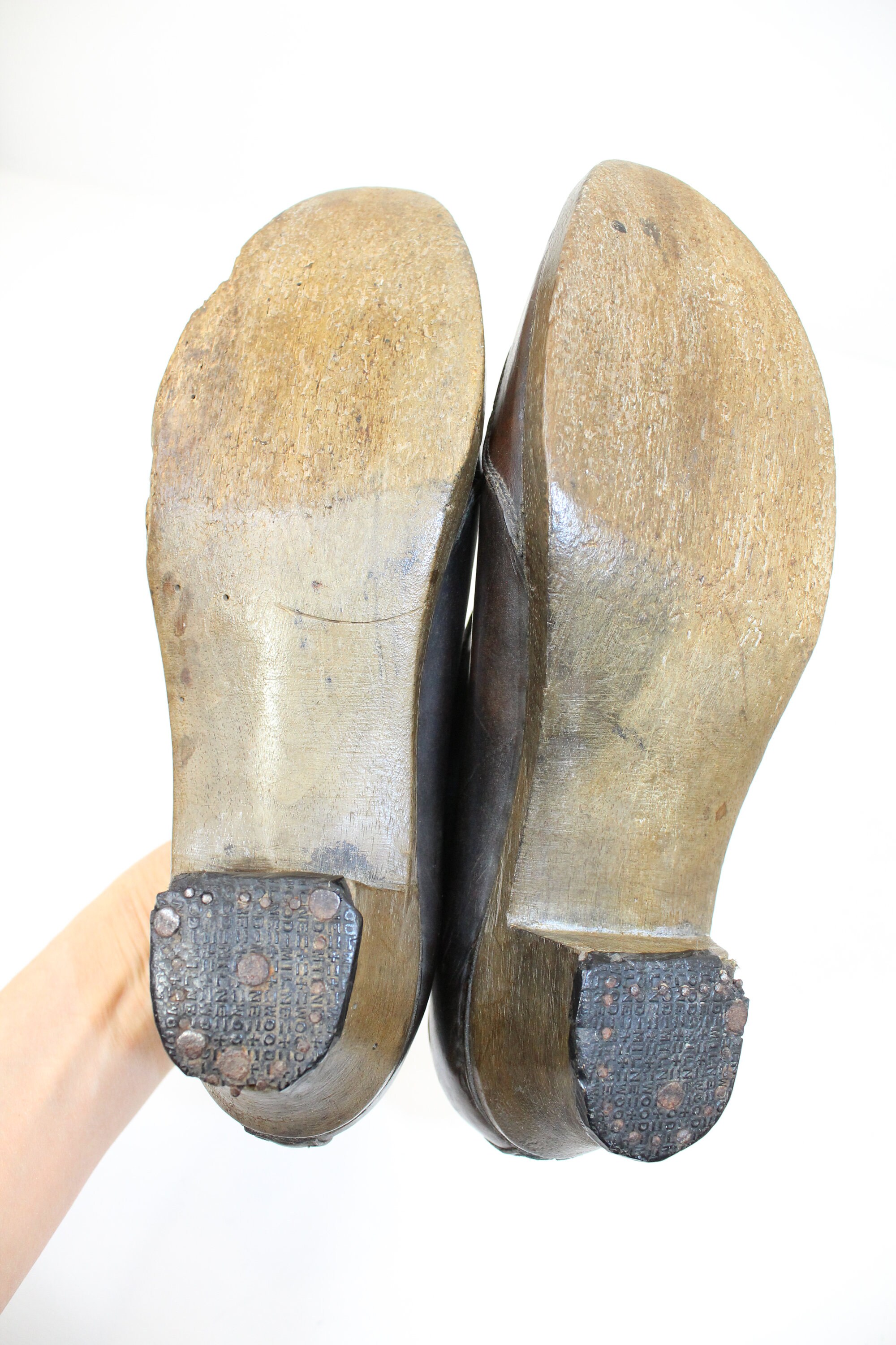 Antique Victorian Edwardian Ladies Clogs Shoes Leather With | Etsy