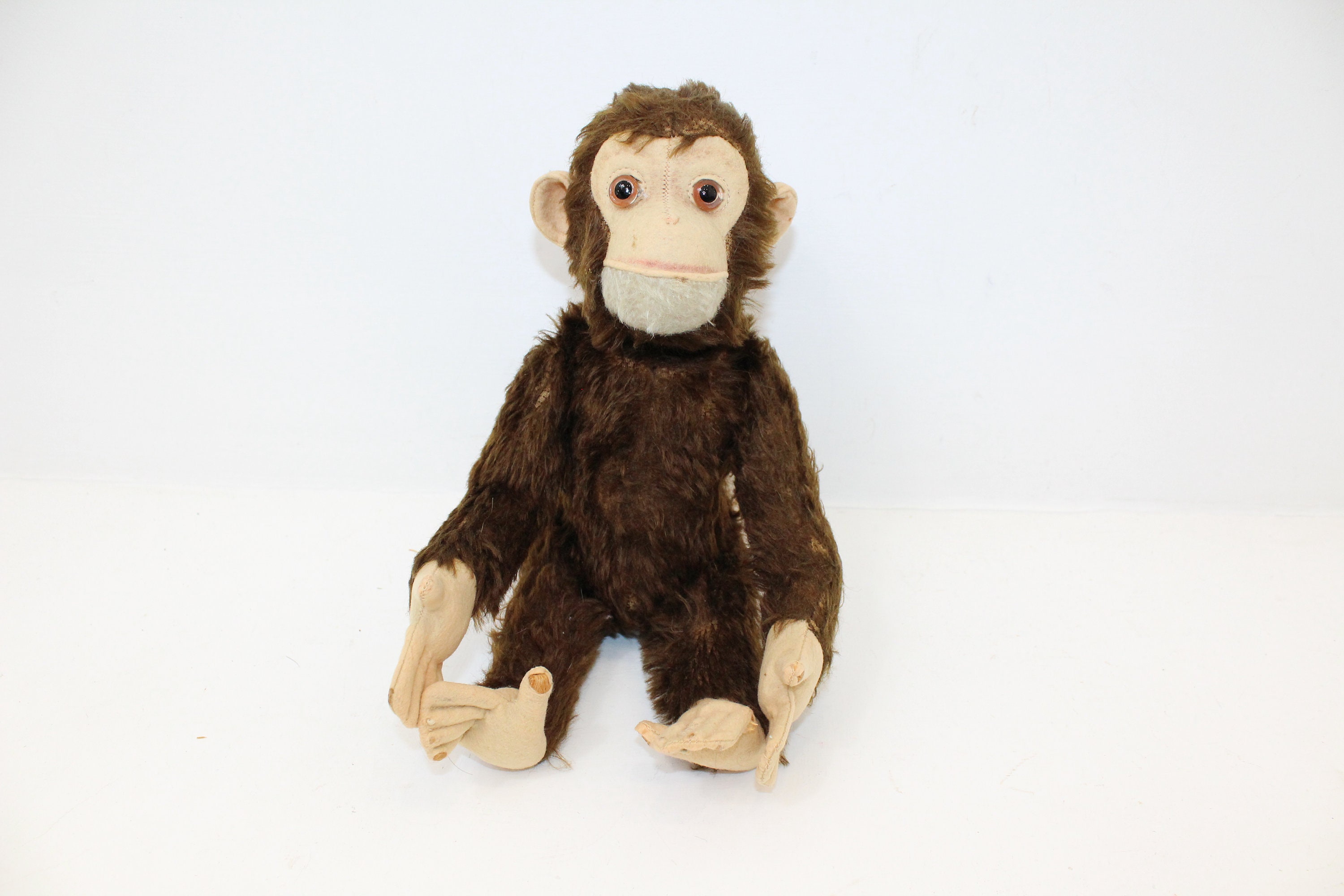Vintage 1950s Schuco yes no monkey chimp mohair mechanical | Etsy