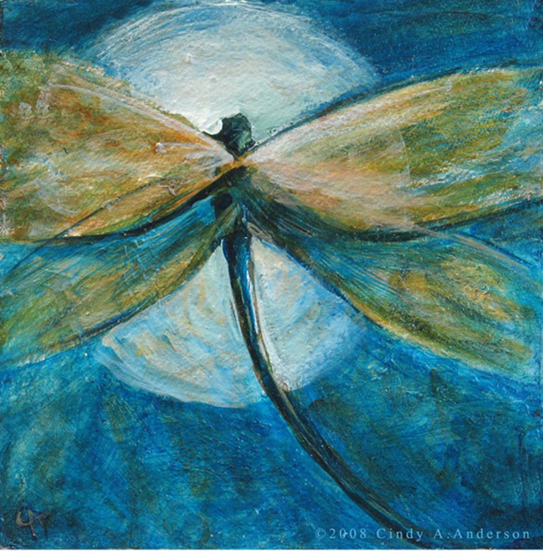 Blue Moon Print - Etsy