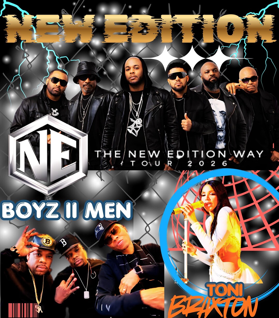 The New Edition Tour Way 2026 PNG File Digital Download,ready Print To ...