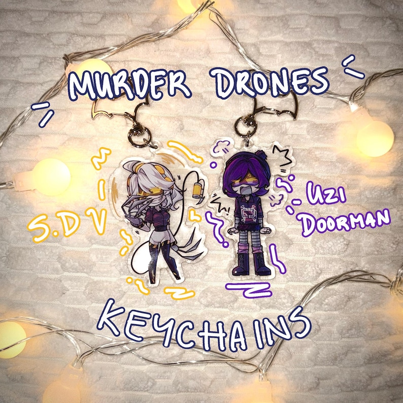 MURDER DRONES Keychains - Etsy