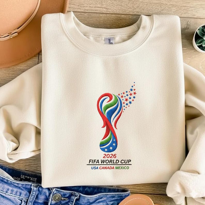 2026 World Cup Trophy Design, Football Soccer Logo, Machine Embroidery ...