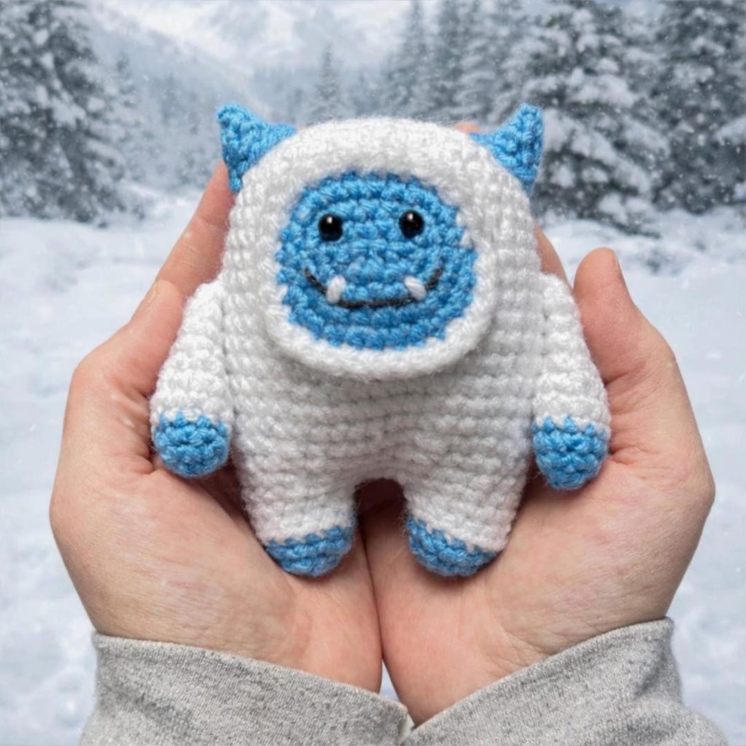Mini Yeti Crochet Pattern, PDF Pattern - Etsy UK