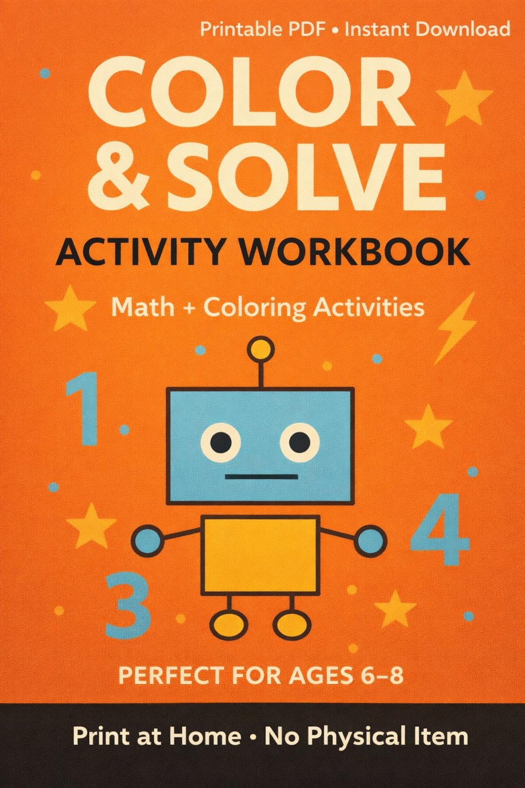 Math Coloring Worksheets Printable PDF Ages 6 to 8 Homeschool Math ...
