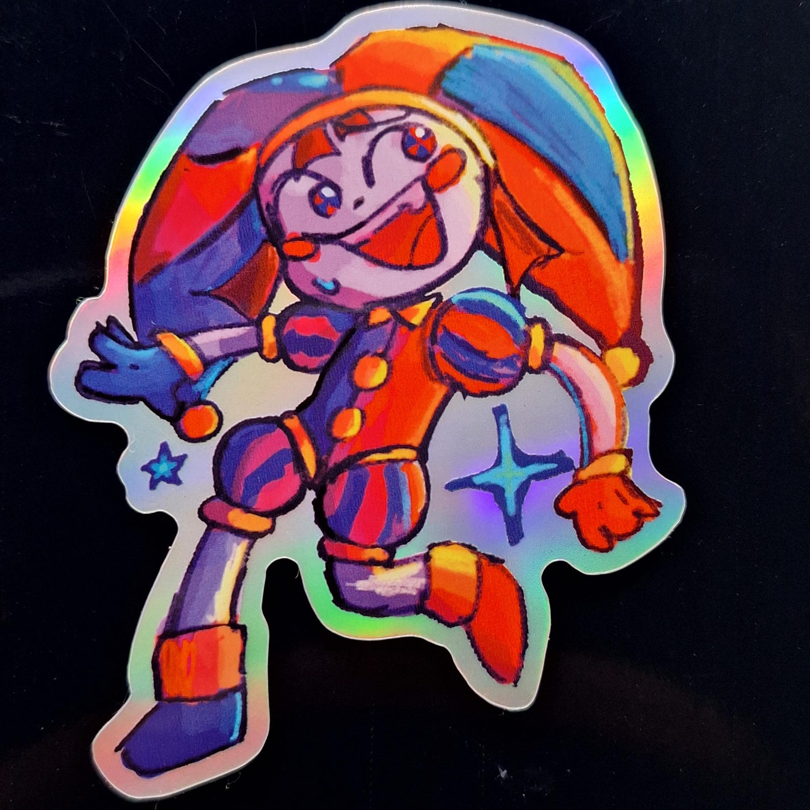 TADC 3" Holo Stickers! Pomni, Jax, Ragatha, Kinger, Caine, Zooble ...