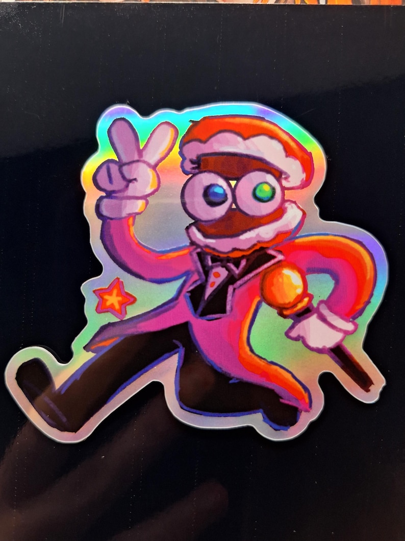 TADC 3" Holo Stickers! Pomni, Jax, Ragatha, Kinger, Caine, Zooble ...