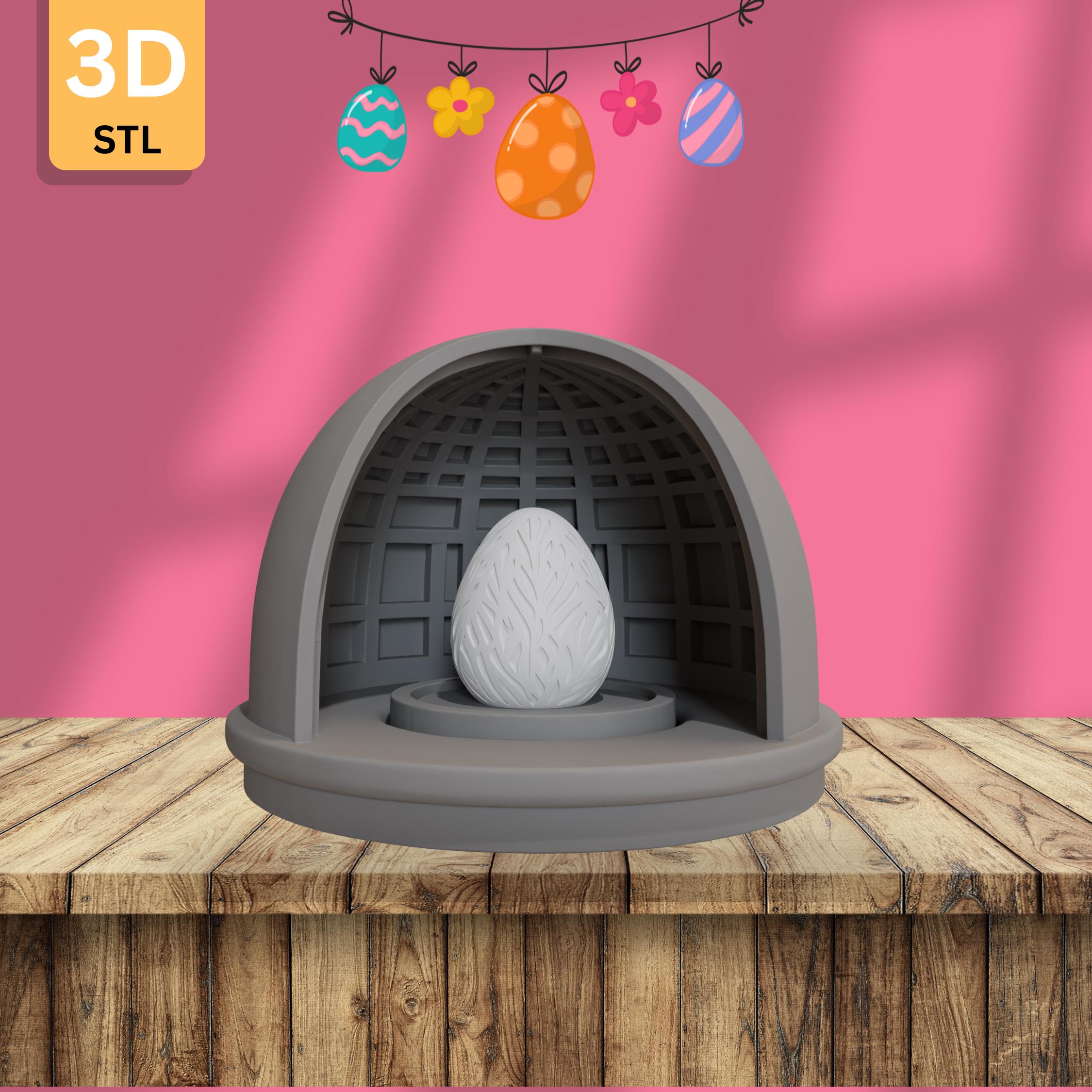 3D Printable Easter Egg STL Bundle | Decorative Egg Display (digital ...