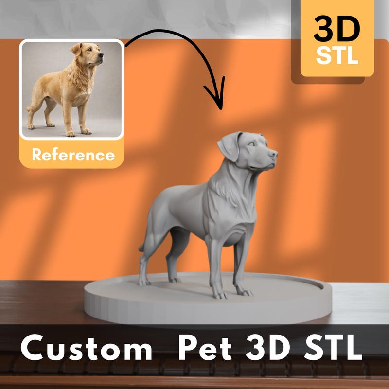 Custom Pet 3d Models - Etsy