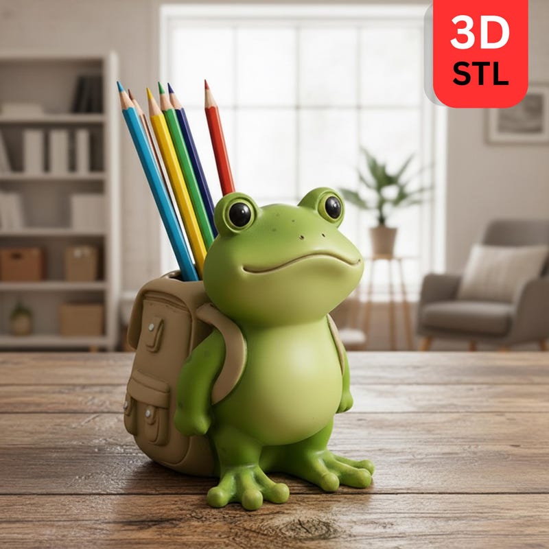 Cute Pencil Frog - Etsy