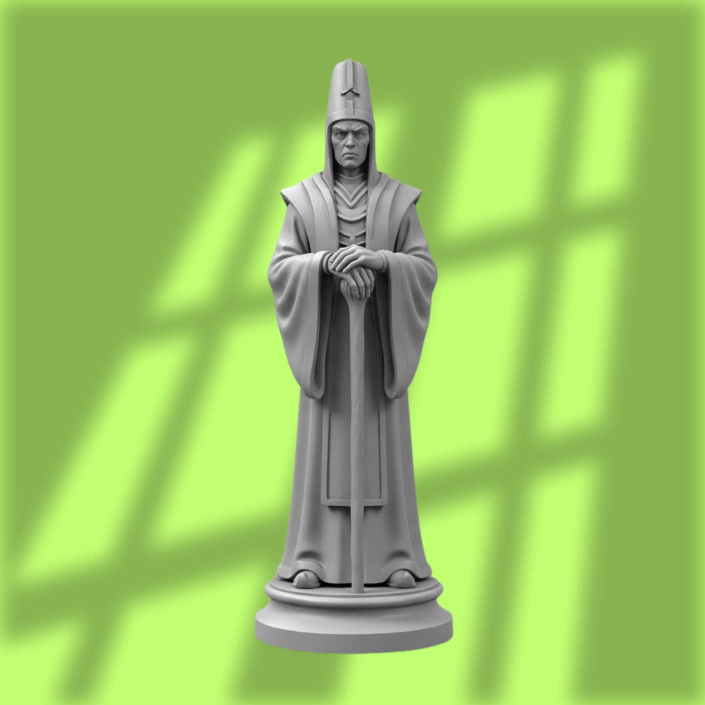 Medieval Chess Set 3D Model STL | Fantasy Tabletop Game Pieces (digital ...