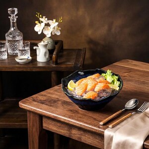 Ceramic Sashimi Platter | Japanese Seafood Serving Plate - Etsy