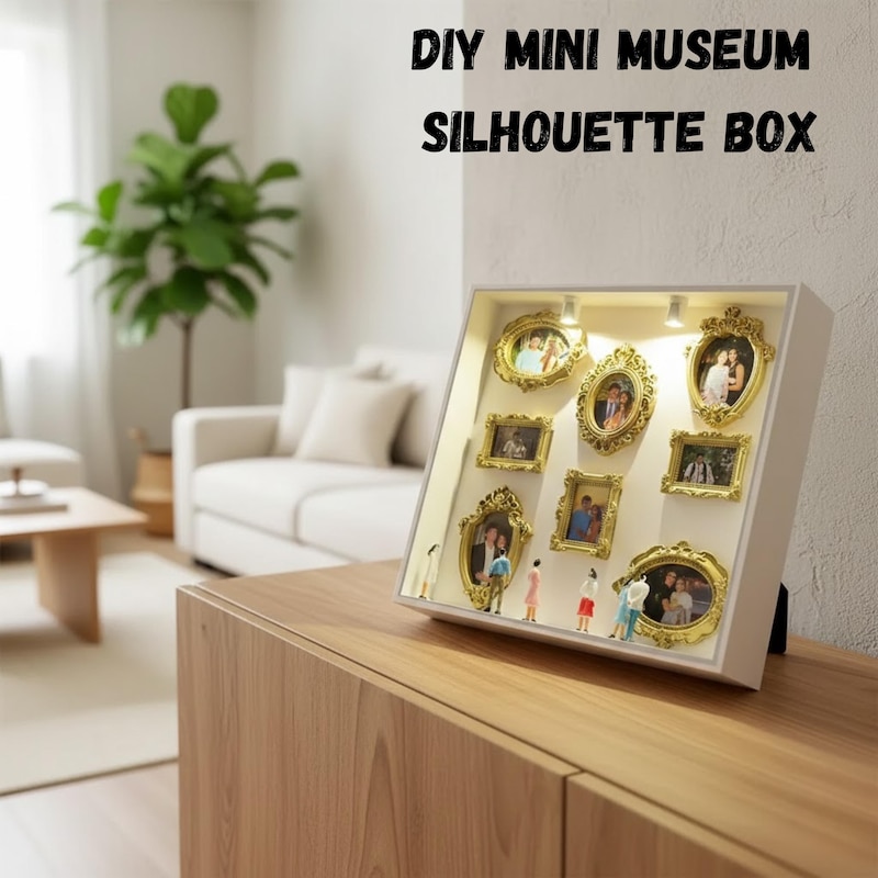 Miniature Framed Modern Art - Etsy UK