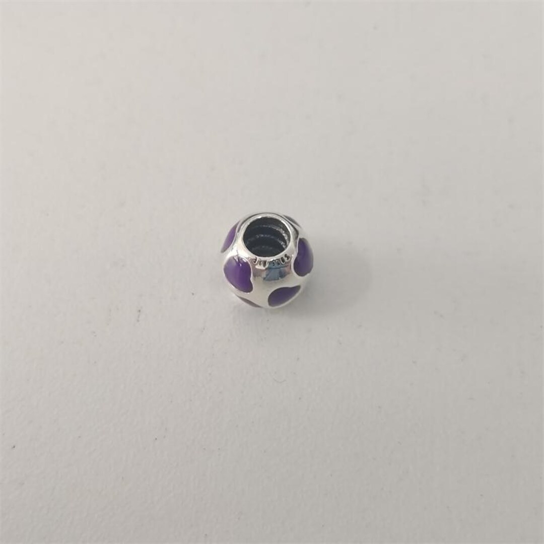 Pandora Love You Violet Purple Enamel Hearts Charm - Etsy