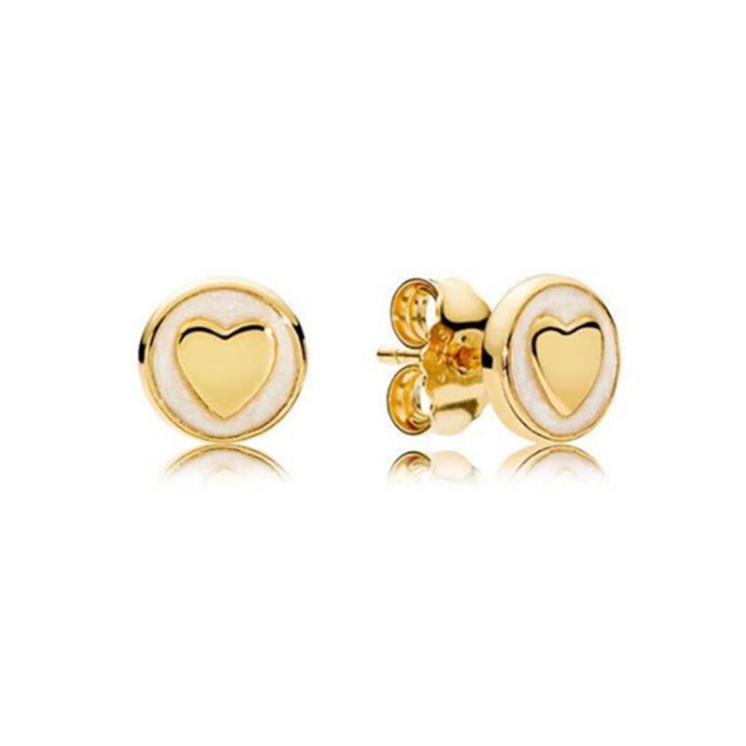 Pandora Sweet Statements Stud Earrings, Pandora Shine & Silver Enamel ...