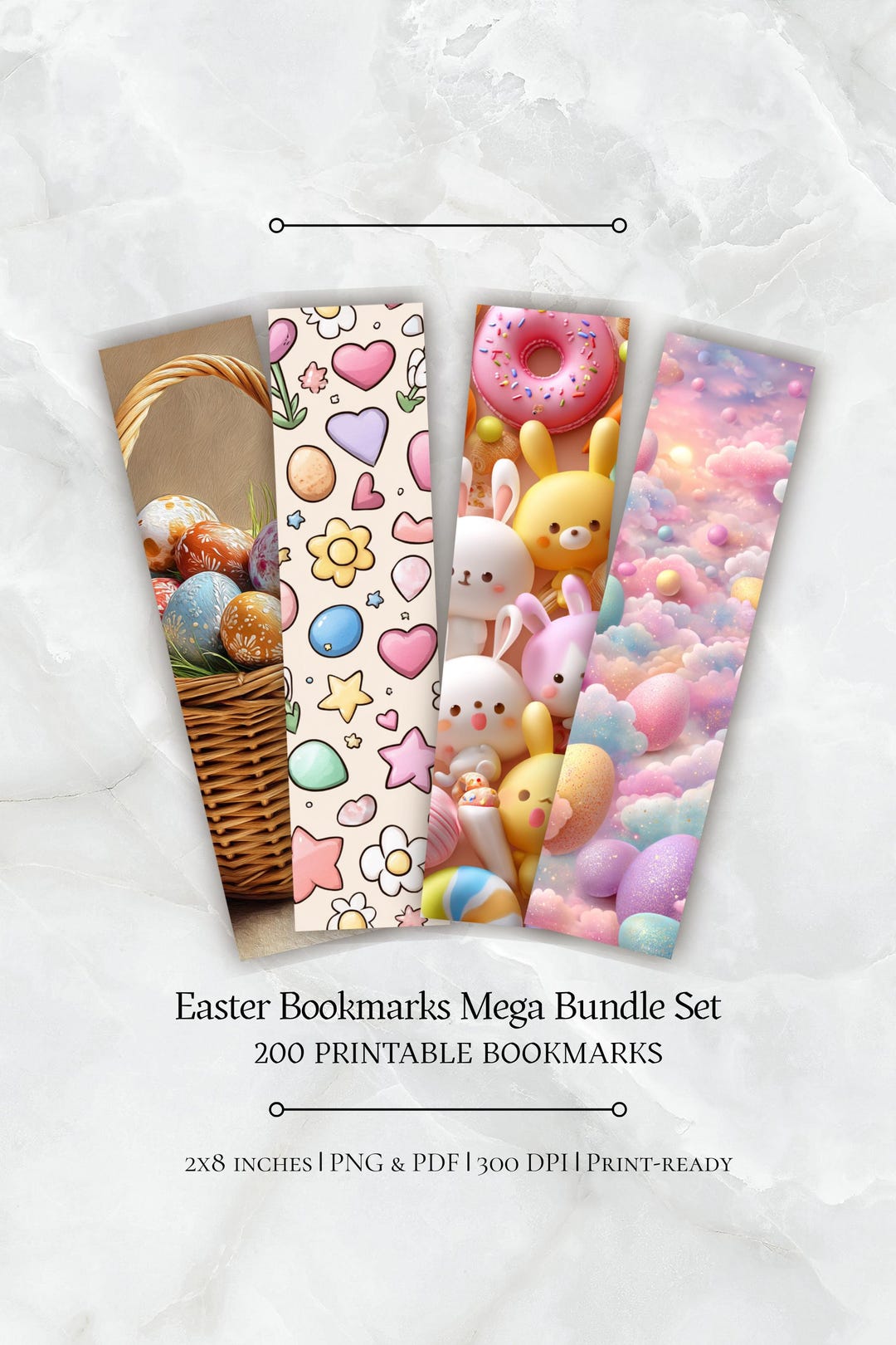Printable Easter Bookmarks Bundle | 200 Spring Bookmarks for Kids ...