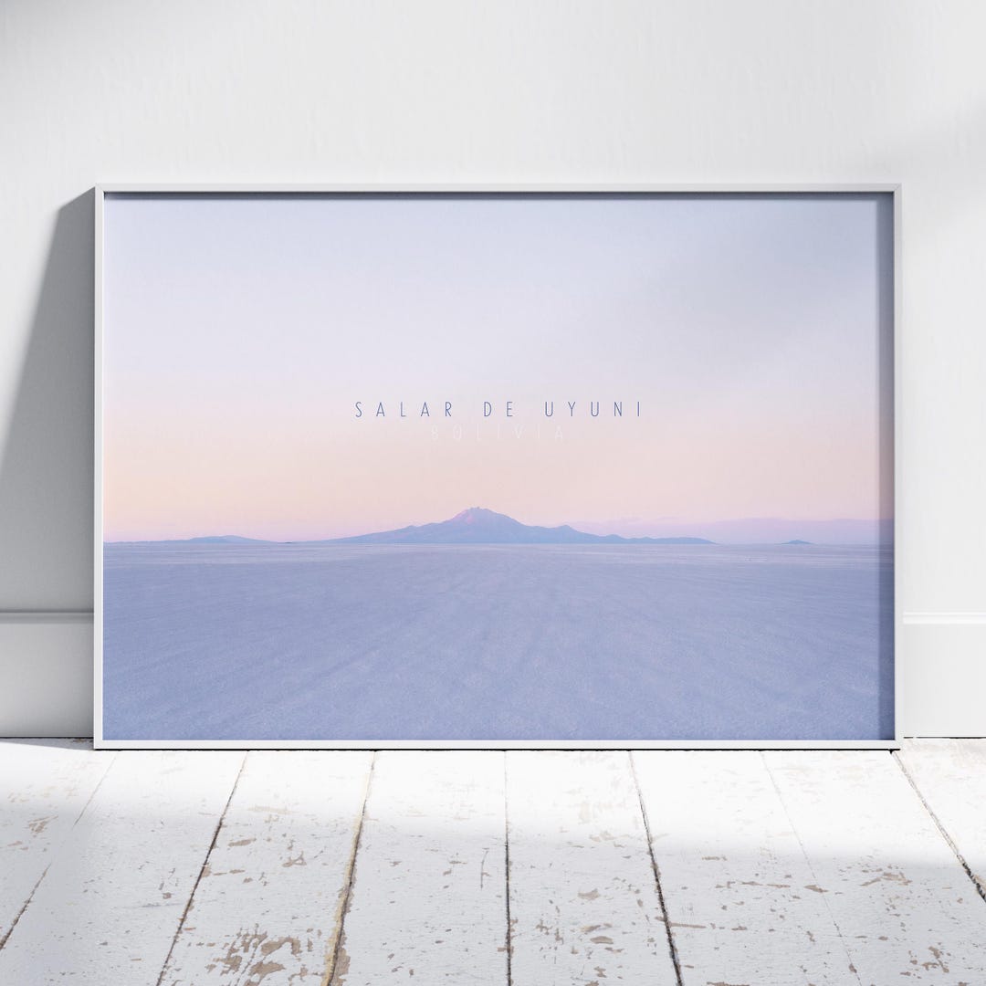 Salar De Uyuni Print | Travel Photography | Digital Download - Etsy