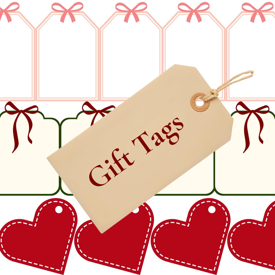 Clean Classy Christmas Gift Tags | Minimalist Holiday Tags | Elegant ...