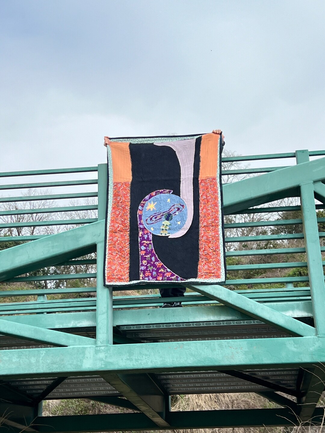 The Delicate Balance / Fiber Art Quilt / OOAK - Gravity Meets Folklore ...