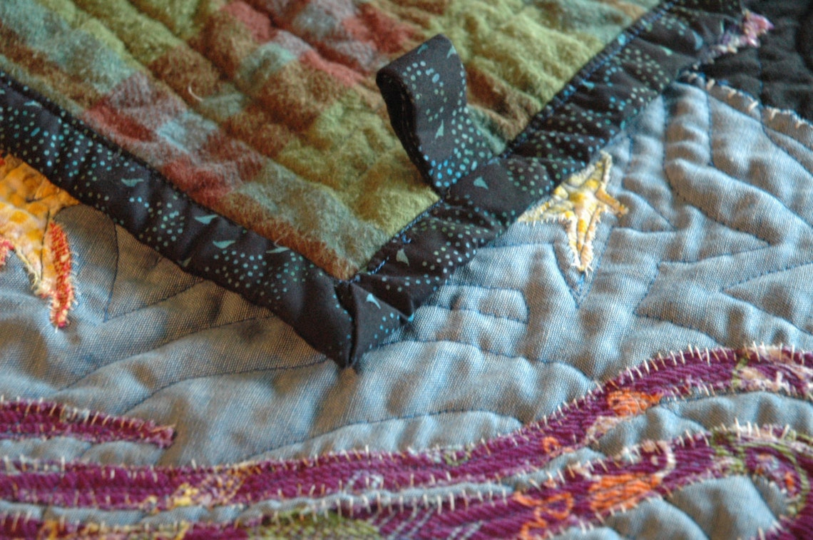 The Delicate Balance / Fiber Art Quilt / OOAK Gravity Meets | Etsy