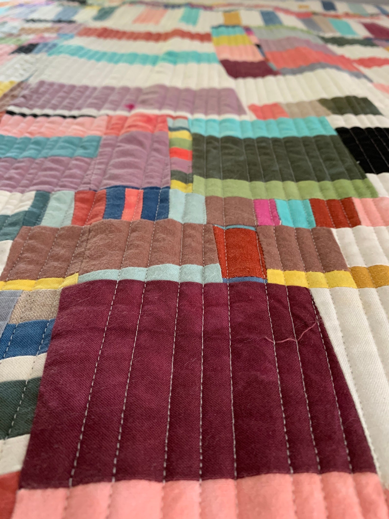 Handmade Quilt Hand-dyed Organic Cotton Quilt Art Quilt - Etsy