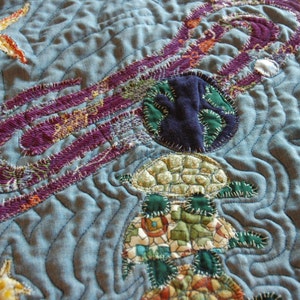The Delicate Balance / Fiber Art Quilt / OOAK - Gravity Meets Folklore ...