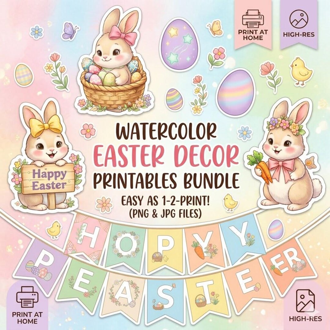 Easter Classroom Decor Bundle, Bunny Clipart, Hopyy Easter Bulletin ...