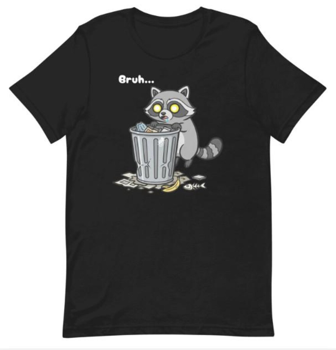 Bruh Raccoon Reggie PNG: Funny Trash Panda Digital Download (commercial ...