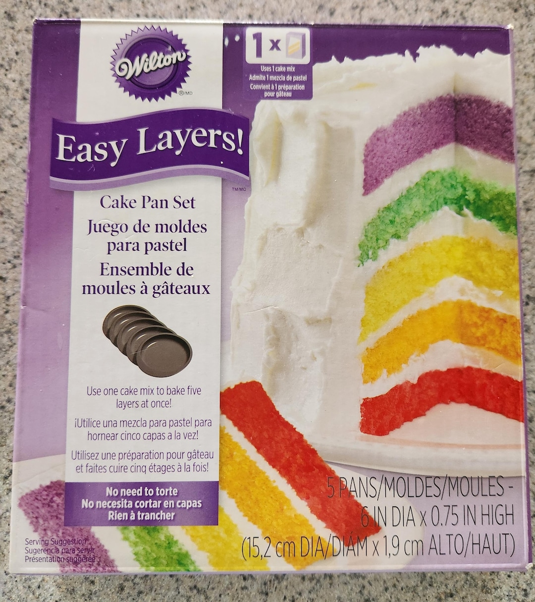 Wilton Easy Layer Cake Pan Set - Etsy