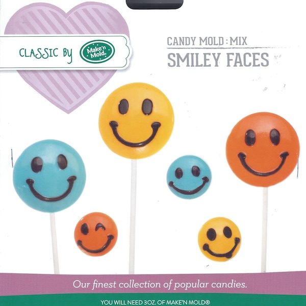 Smiley Face Lollipops - Etsy