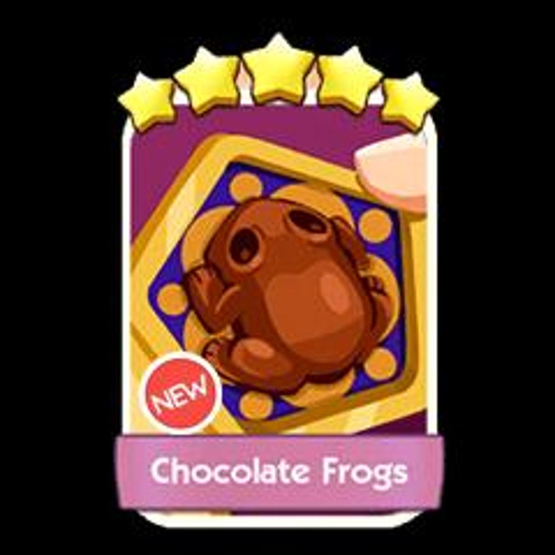 Set 20 - Chocolate Frogs - Monopoly Go 5 Star Sticker - Etsy