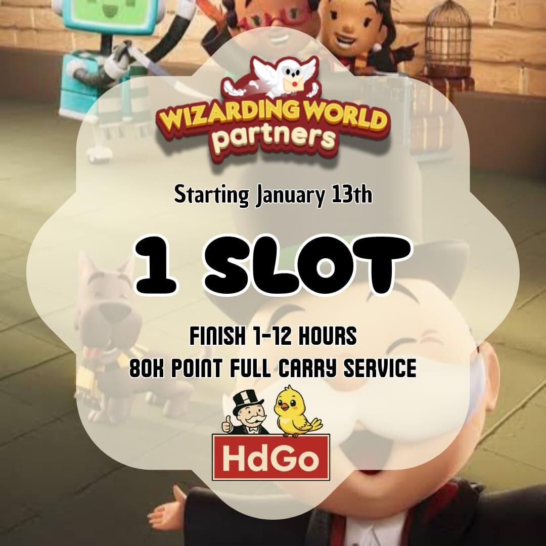 Monopoly Go Partners Event [ 1 Slot Partners ] Full Carry Service 80k ...