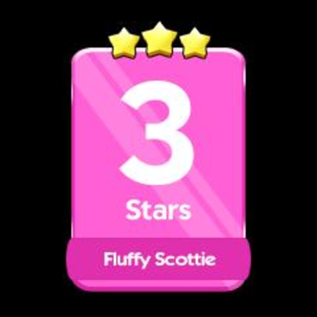 Fluffy Scottie - Monopoly Go 3 Star Sticker - Etsy