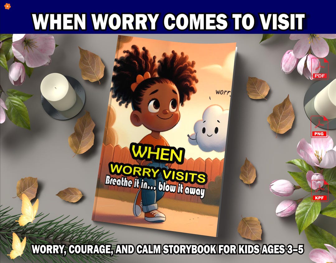 Calming Storybook for Kids | Worry and Mindfulness (printable PDF) - Etsy