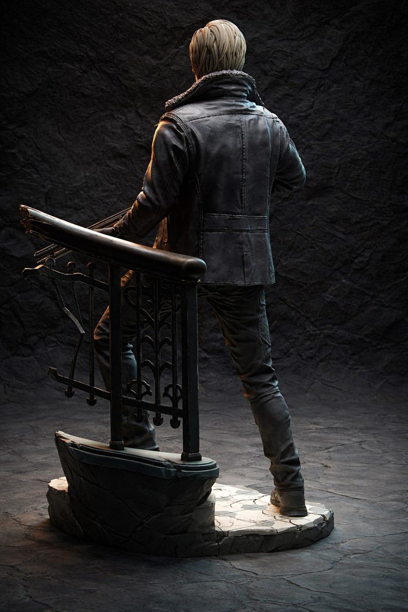 Resident Evil Requiem – Leon S. Kennedy – Hand Painted Collectible ...