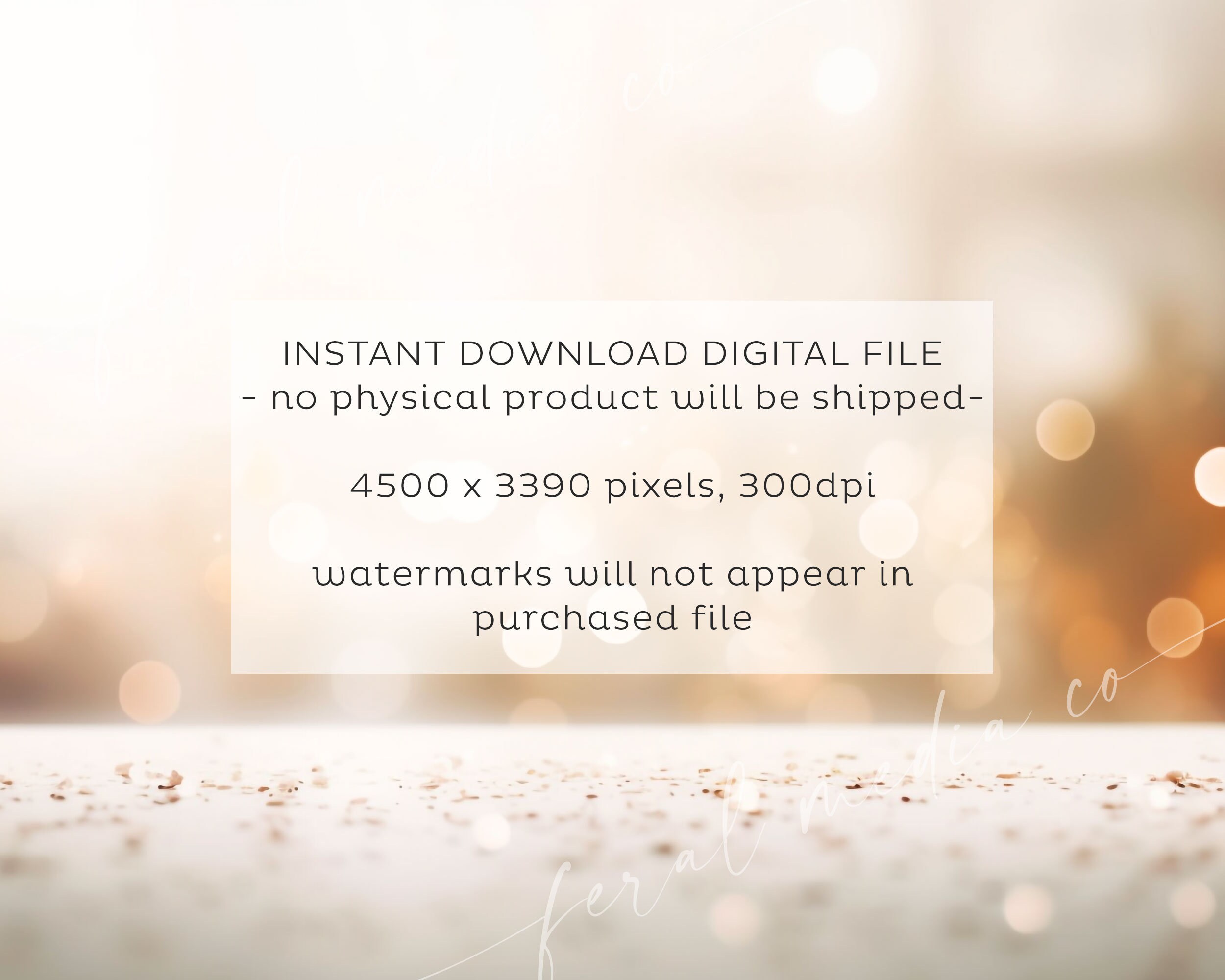 Soft Bokeh Background Product Mockup, Gold White Glitter Lights Mockup ...