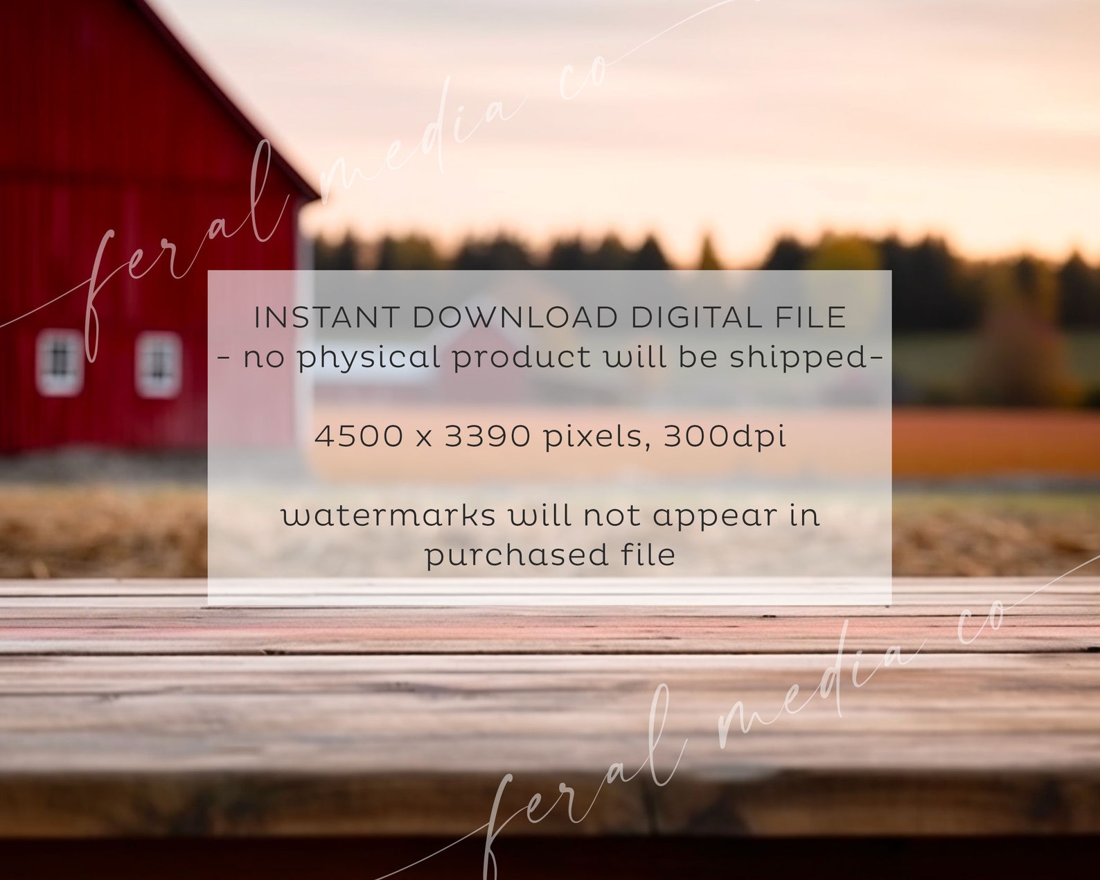 Red Barn and Rustic Wood Mockup Background, Wood Table Farmyard ...