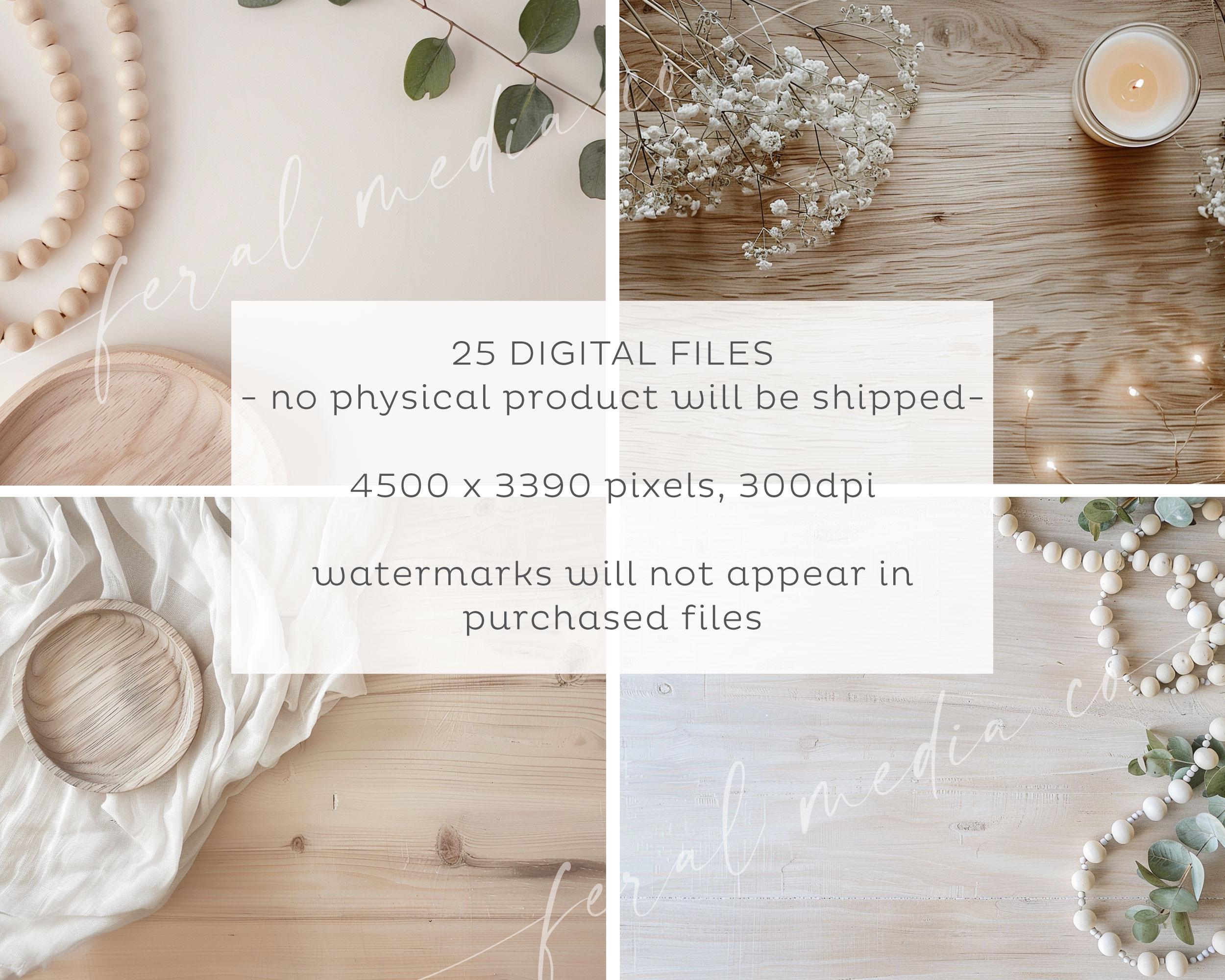 25 Neutral Table Flat Lay Mockup Bundle, Backdrop Wedding Boho Digital ...