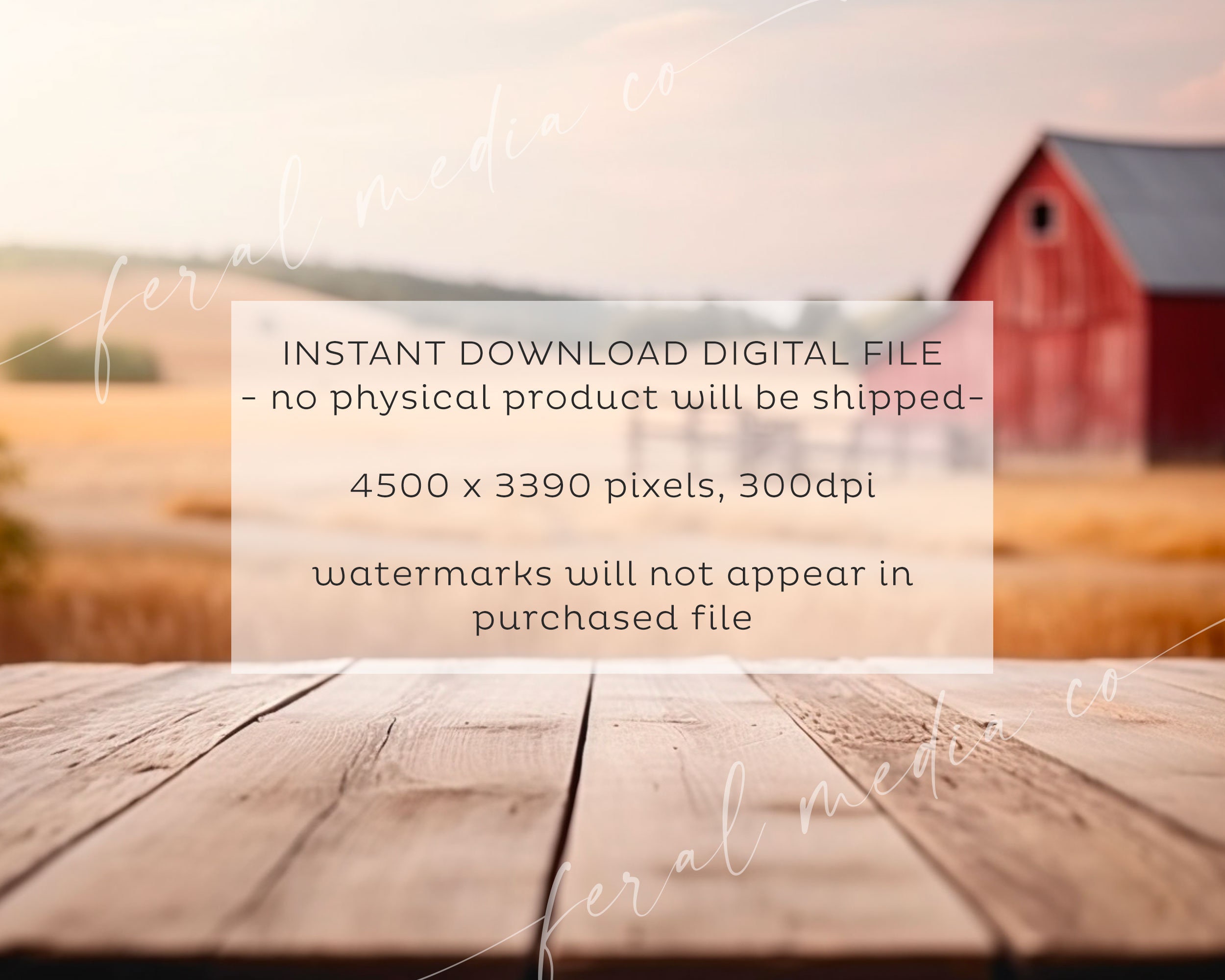 Red Barn and Rustic Wood Mockup Background, Wood Table Farmyard ...