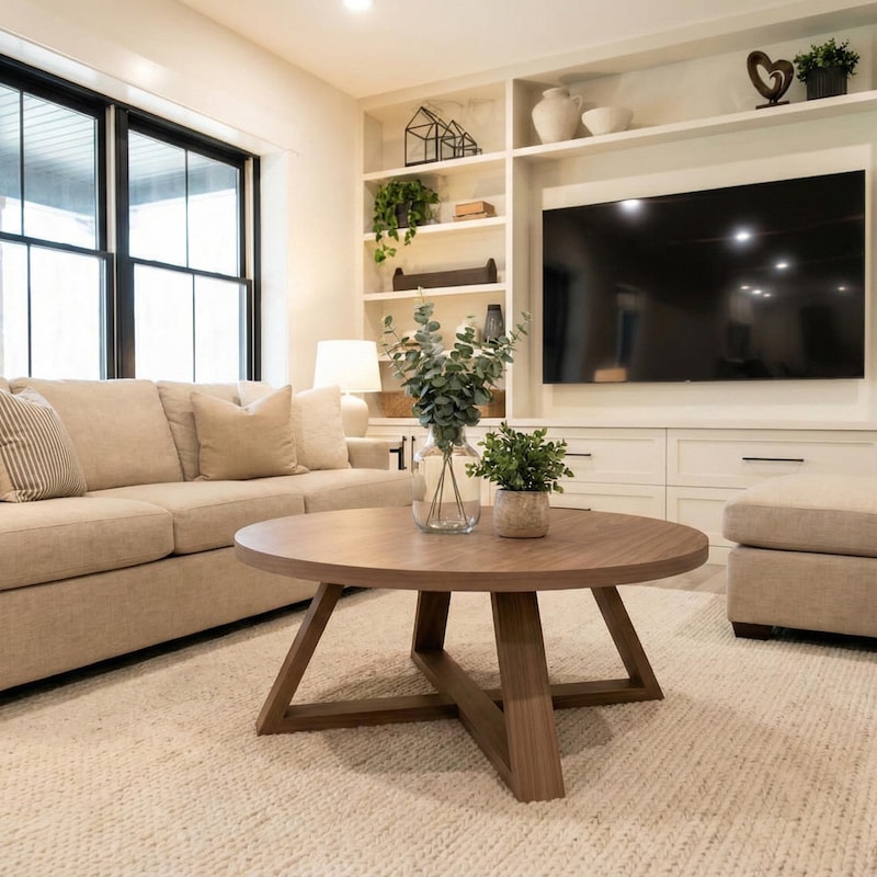 Round Plywood Table - Etsy