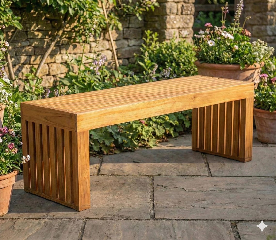 Modern 2x4 Bench DIY Plans | Beginner Woodworking Project (digital ...
