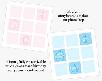 Birthday Storyboard - Etsy