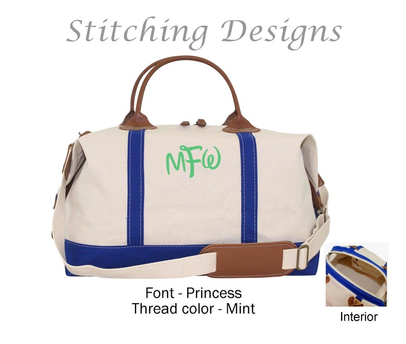 Monogram Weekender Weekender Tote Duffel Bag Monogrammed - Etsy