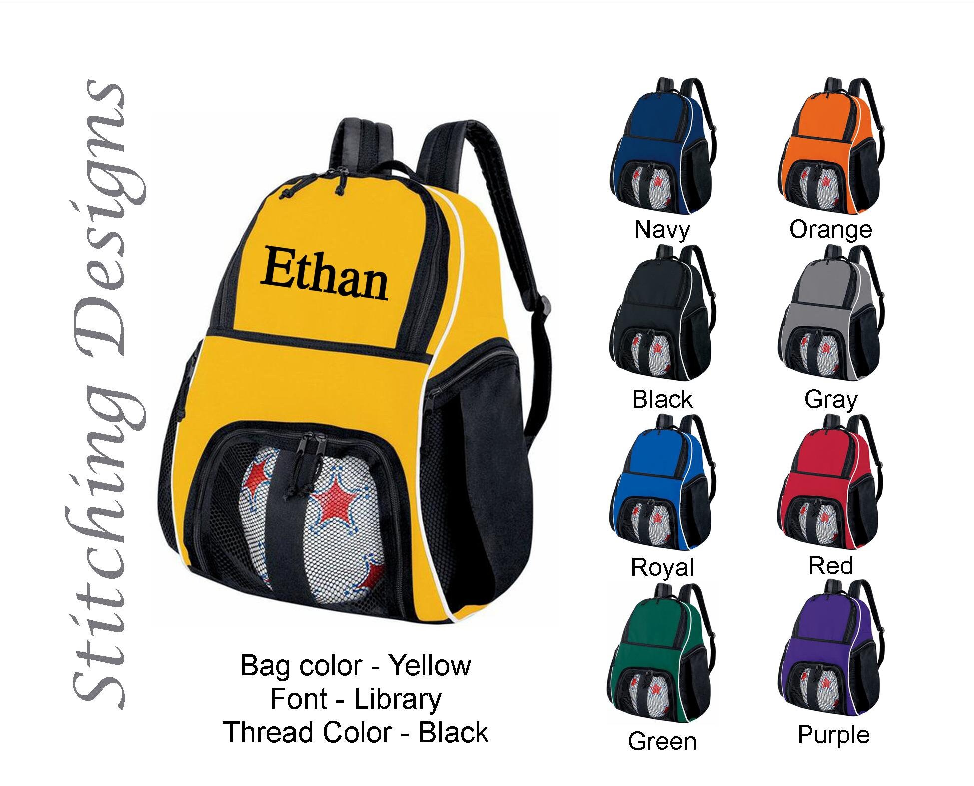 Personalized Basketball Backpack Soccer Backpack Equipment - Etsy